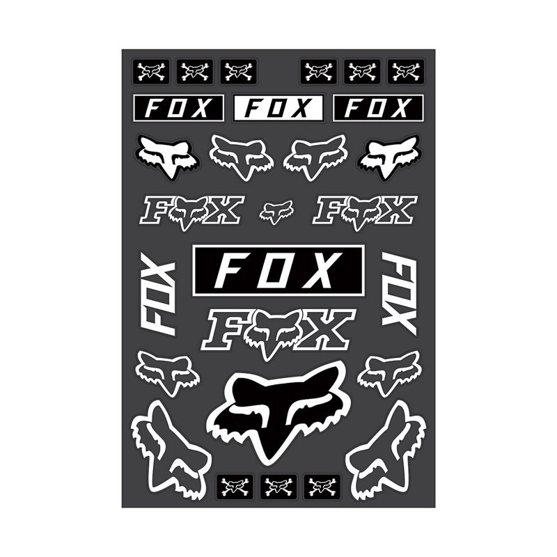 FOX Legacy Track Sticker Pack matricacsomag fehér | raceface.hu